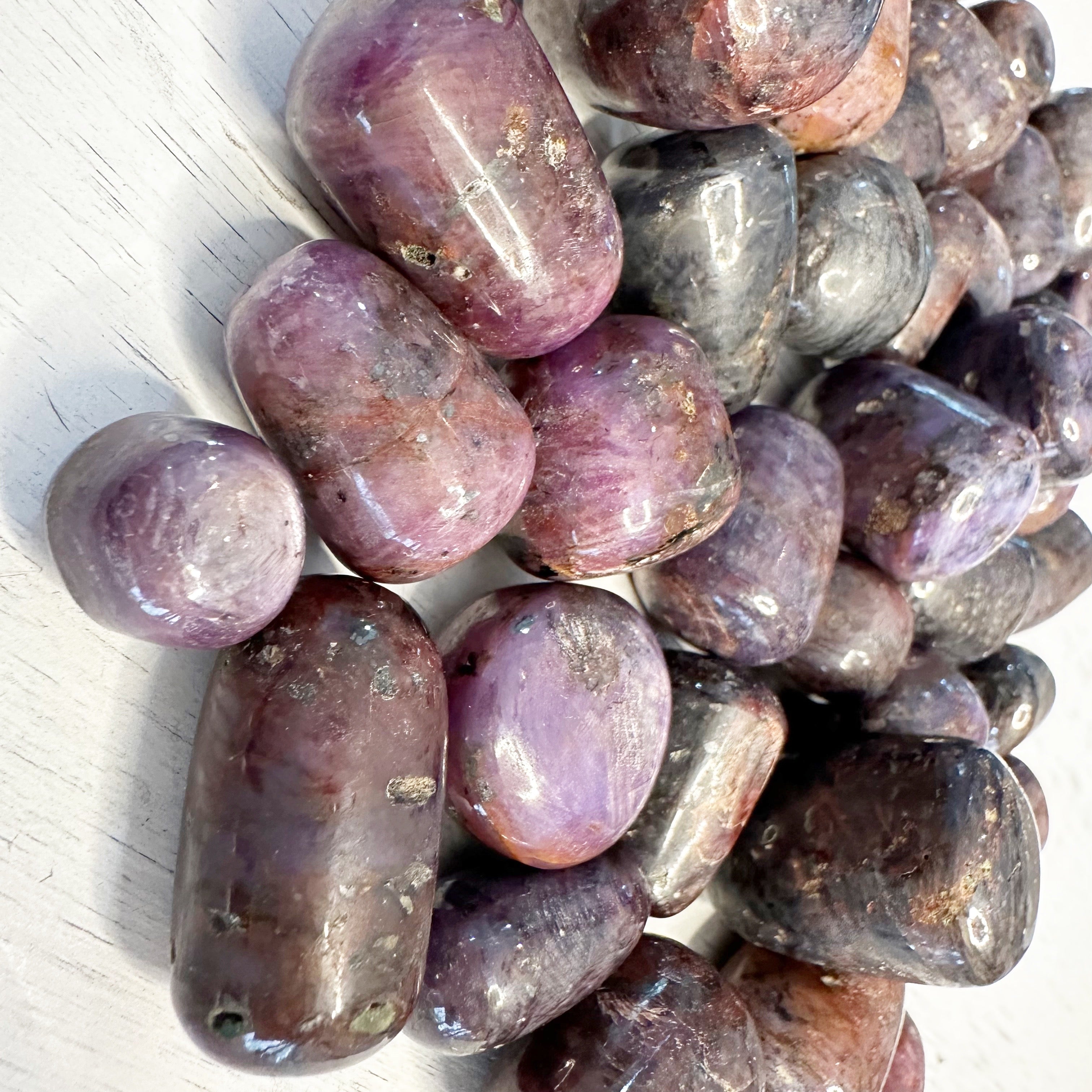 Ruby Crystal Tumbles 1 lb. – Luscious Earth Creation