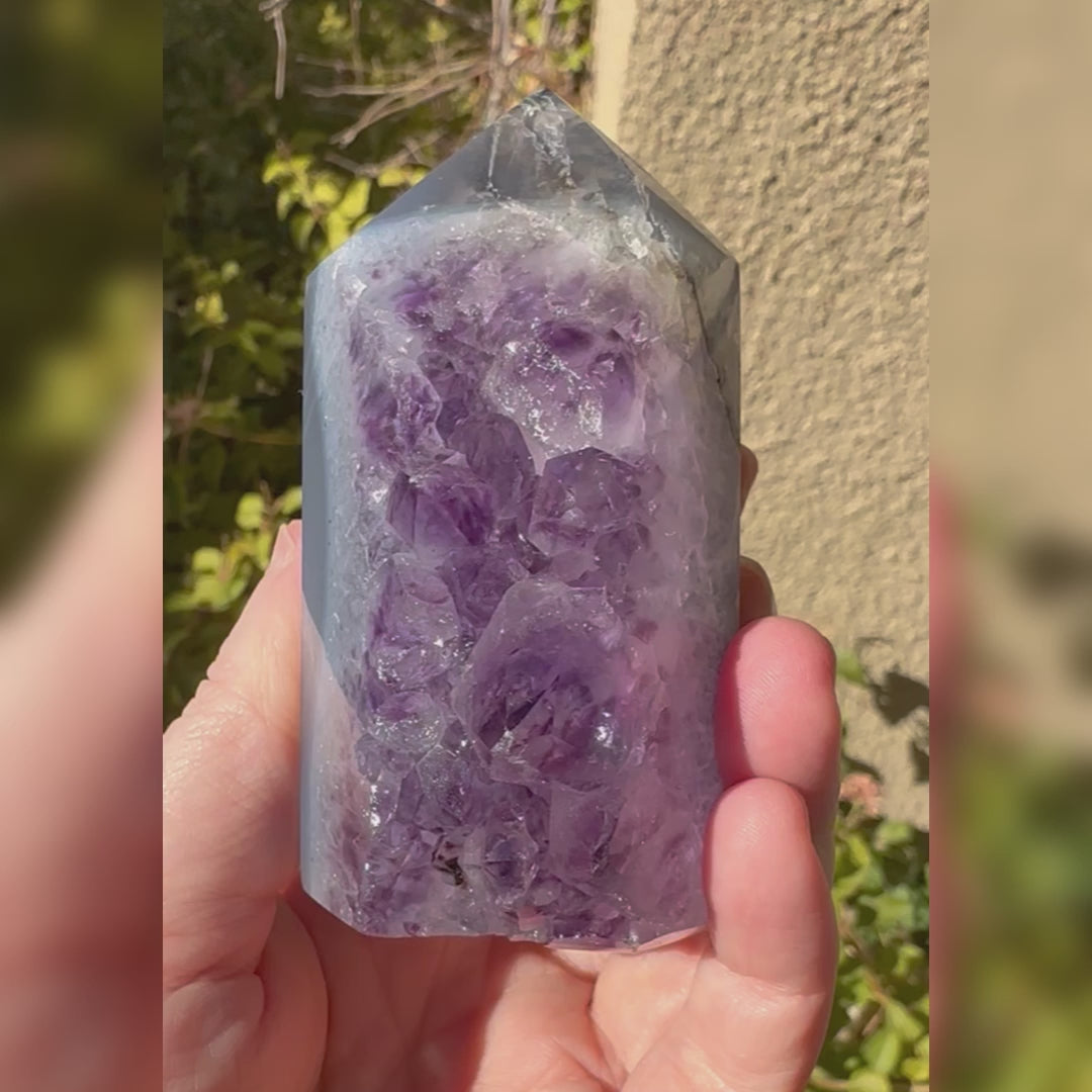Amethyst Geode Tower – Luscious Earth Creation