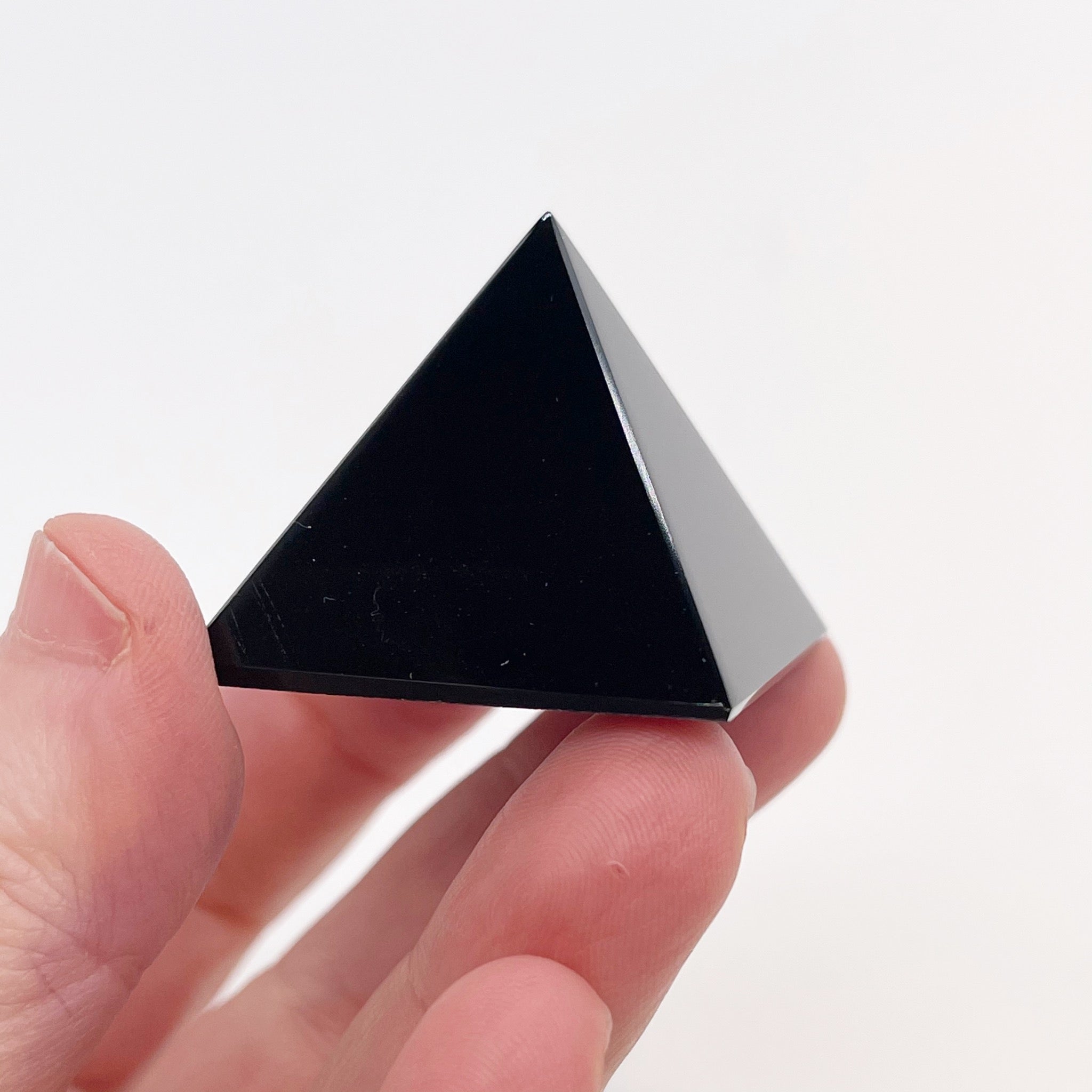 Black Obsidian Pyramid – Luscious Earth Creation